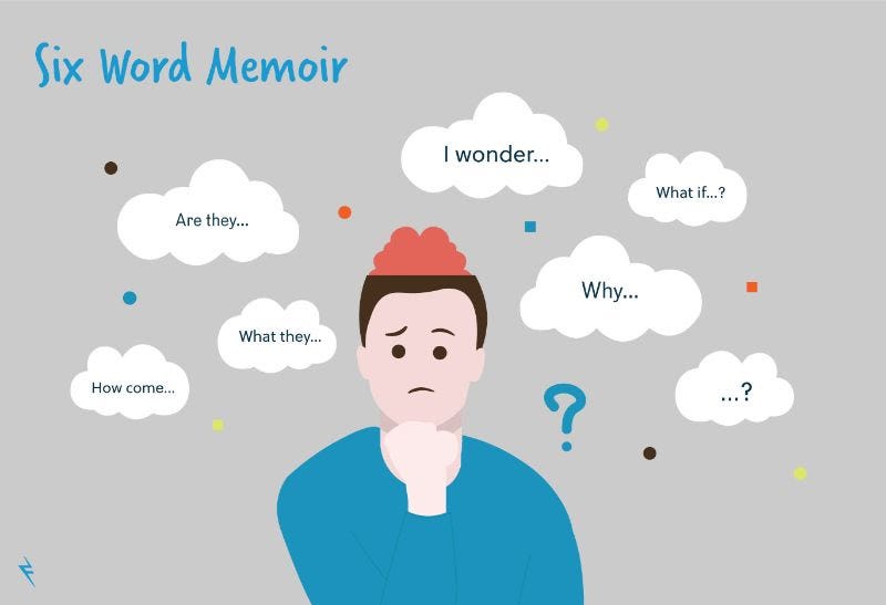 Tip №4: A Six Word Memoir. Hey there, Funworks is back with… | by Funworks | Funworks | Medium