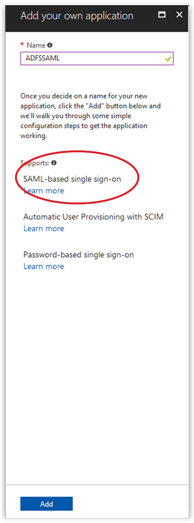 Connecting Adfs And Azure Active Directory Via The Custom Saml