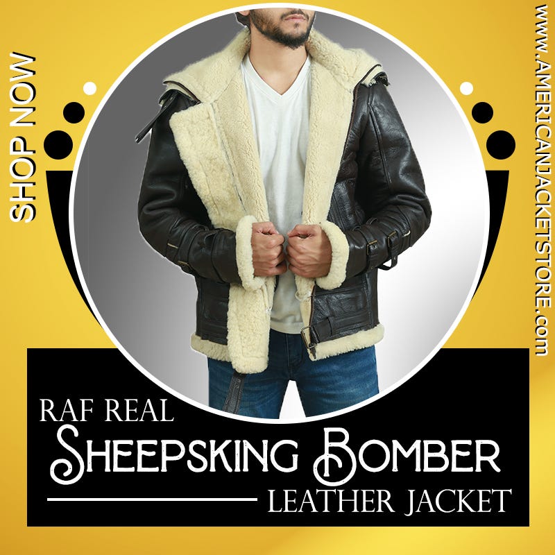 RAF Aviator Sheepskin Bomber Jacket | by American Jacket Store | Medium