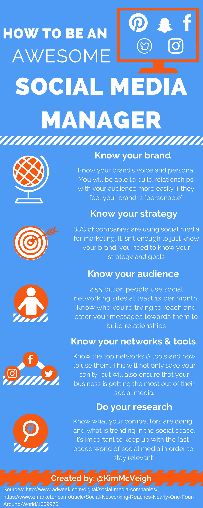 How to be an Awesome Social Media Manager | by Kimberly McVeigh | Medium