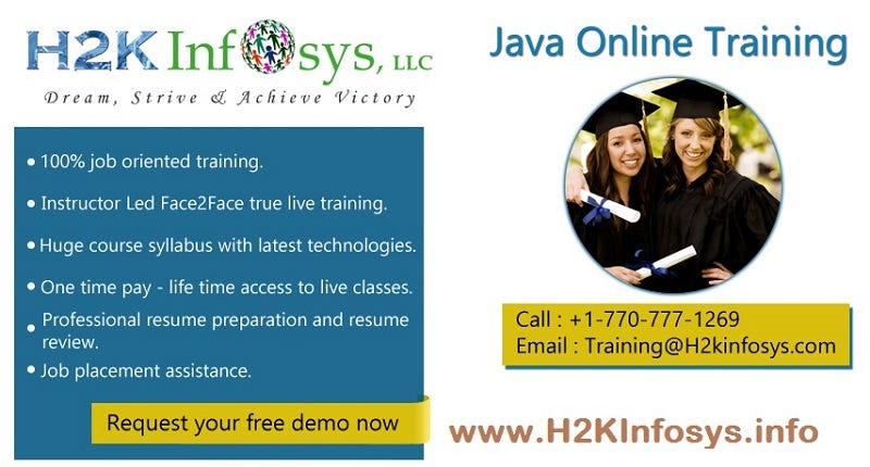 Join our Advanced Java Online Training Course at a low price | by ...