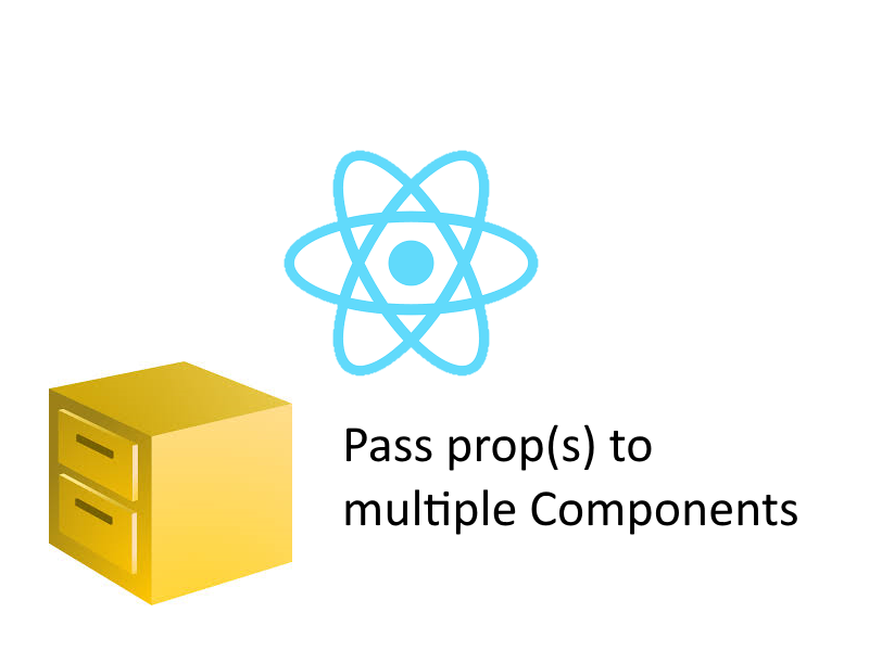 How to use container component to pass the same prop to multiple ...