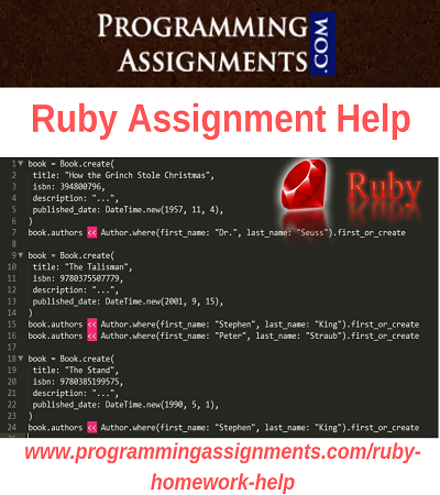 Every Reason why our Ruby Programming Assignment Help is the Best | by Programming Assignments ...