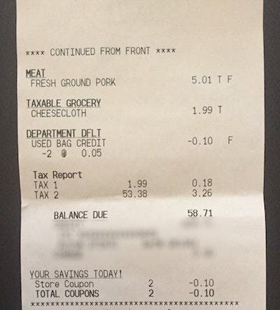 Show Us Your Grocery Receipts, Part One: Whole Foods, Sprouts, Real ...