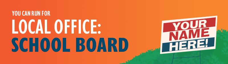 You can run for local office: school board | by EMILY's List | Medium