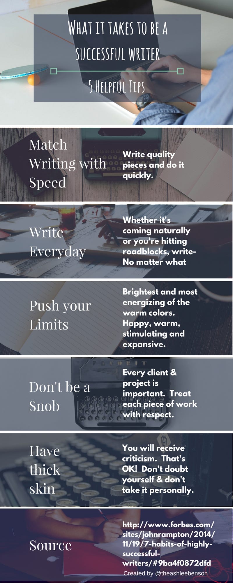 Want to be a successful writer? Follow these 5 tips! | by Ashlee Benson ...