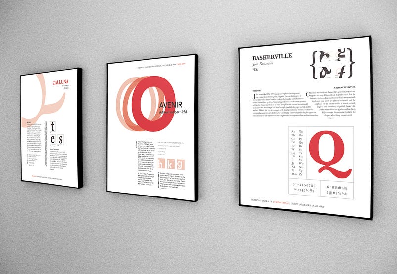 Typeface Posters. A Typography Project | by Ankita Mantri | Ankita ...