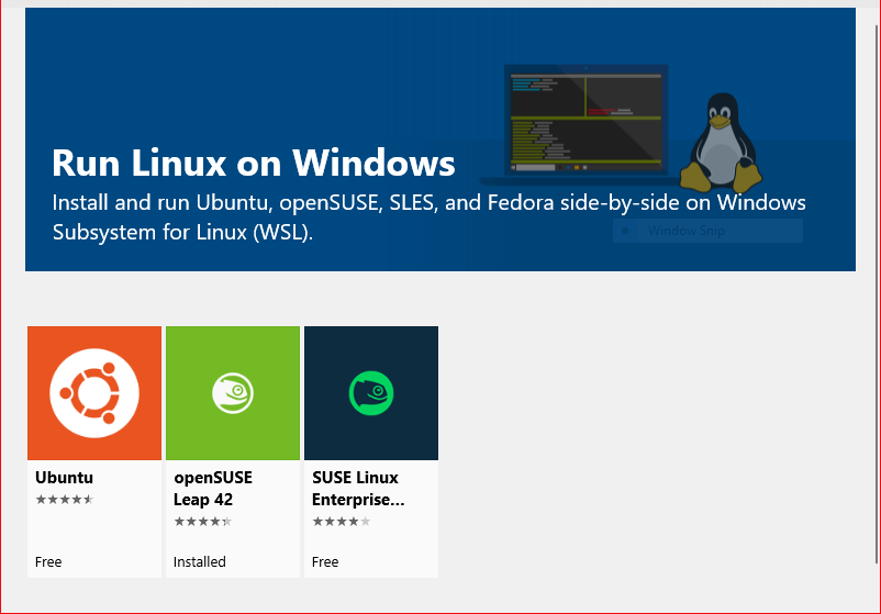 openSUSE comes to Windows 10!. Quite a while ago, Microsoft amazed us ...