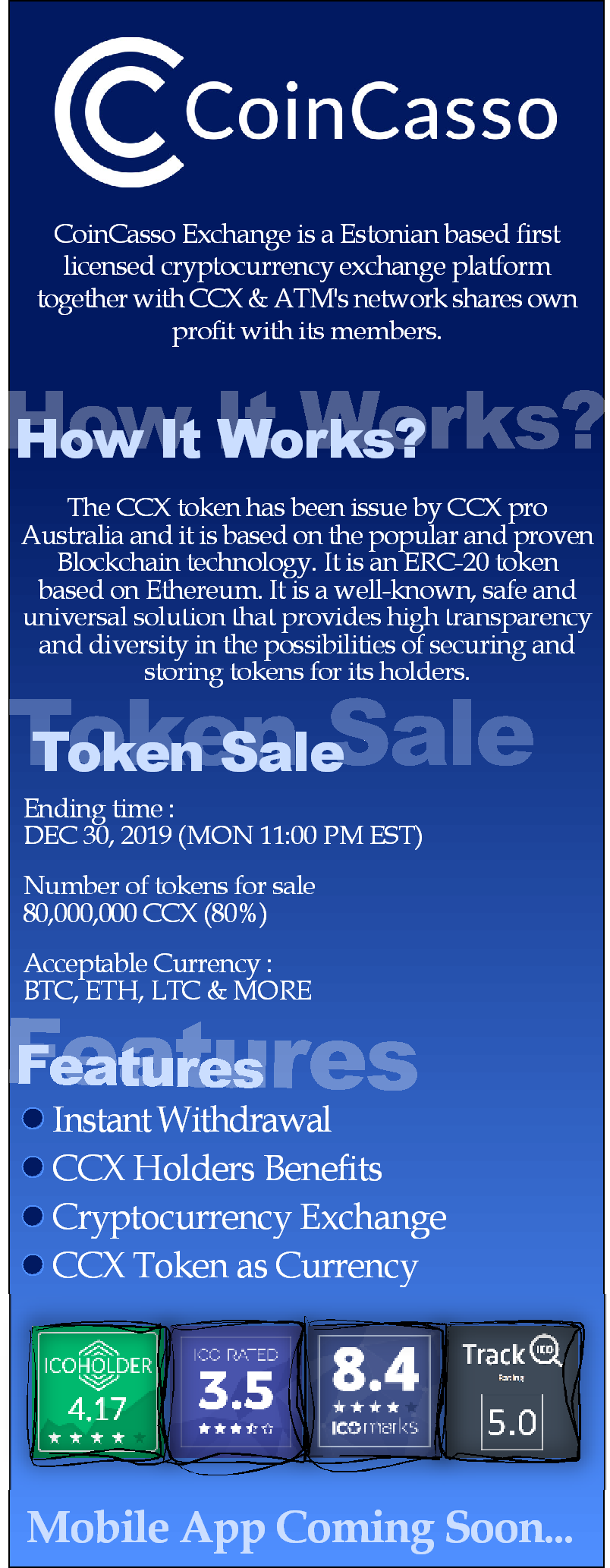 CoinCasso (Infographic). Inforgraphic by (bounty0x username)… | by Harun Şahin | Medium