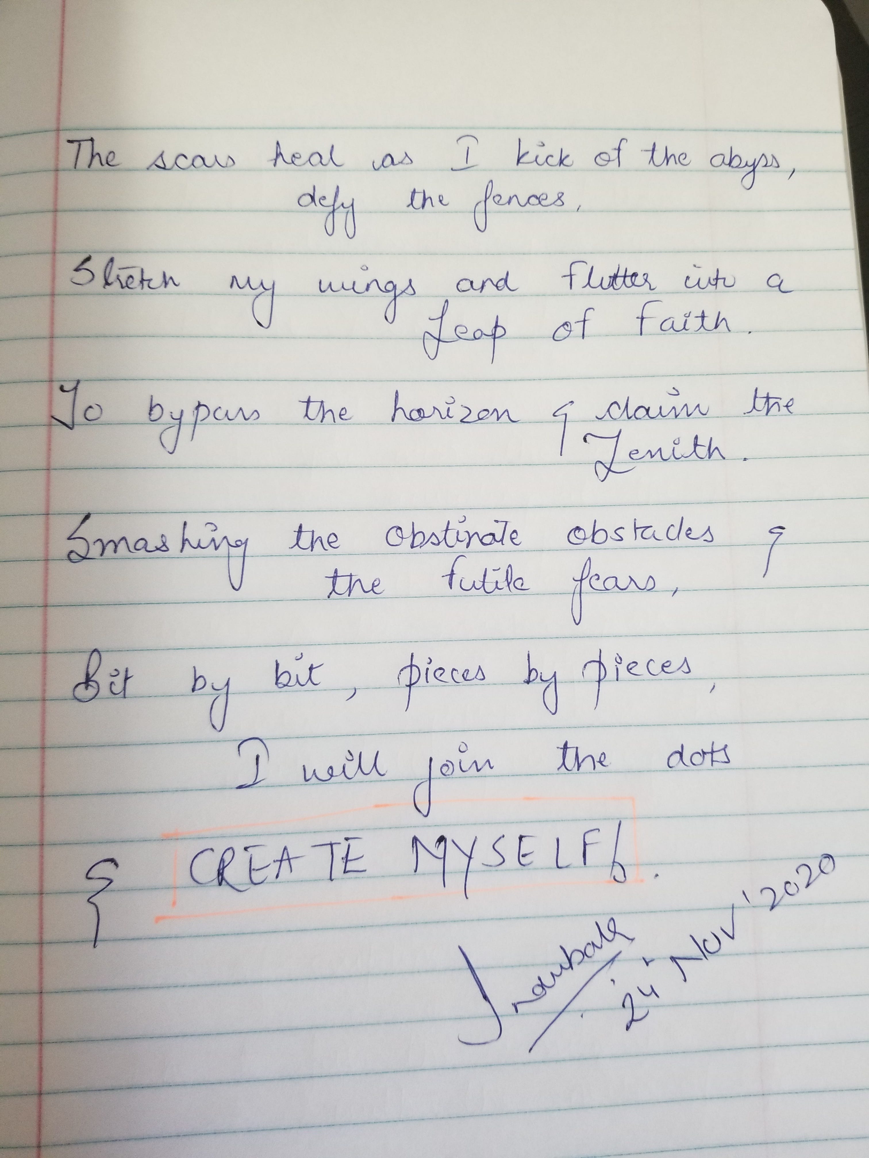 Create yourself. Paper Poetry Prompt#6- Obstacles or… | by Indubala ...