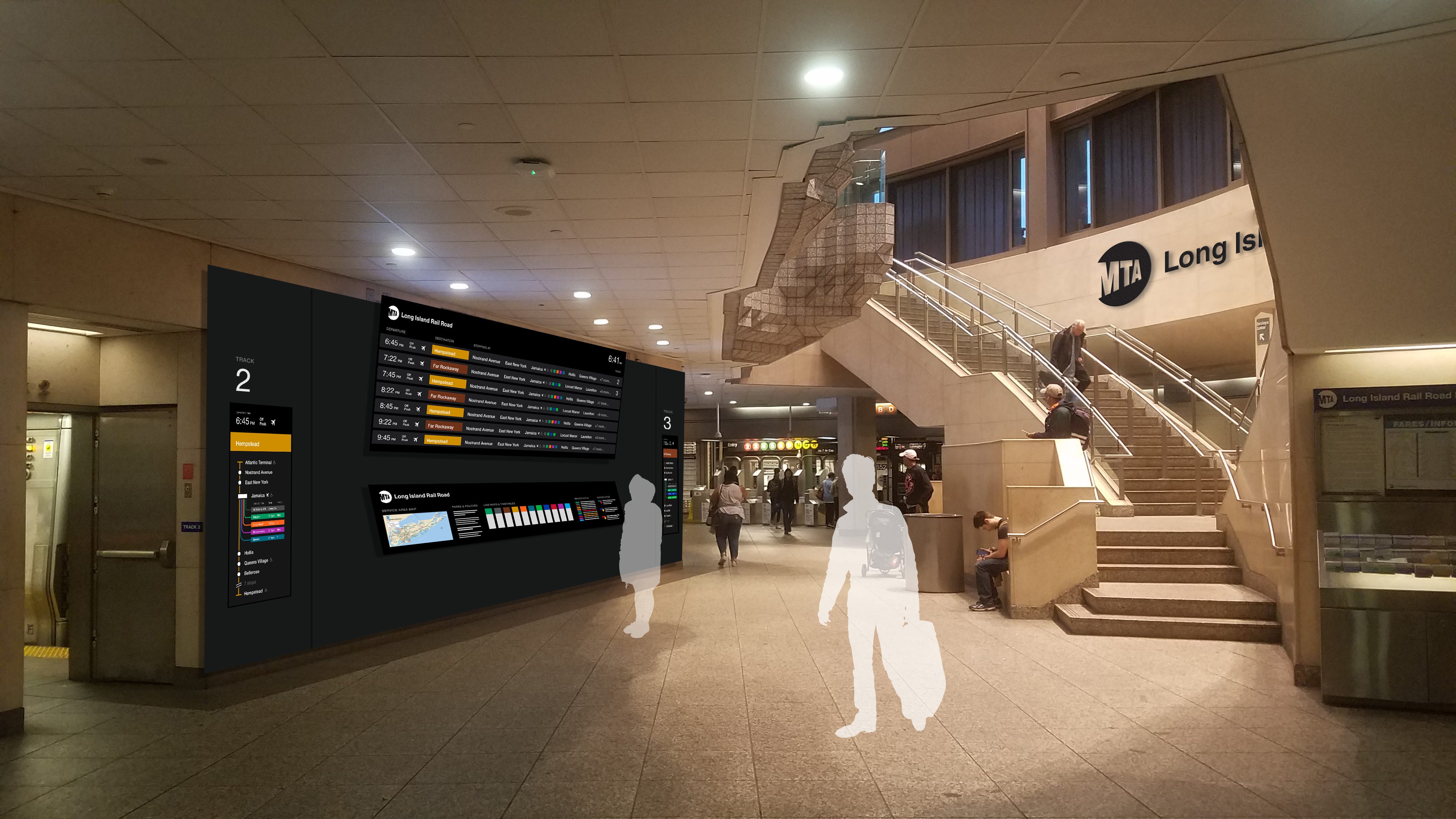 Atlantic Terminal: New Digital Signage for the Long Island Rail Road ...
