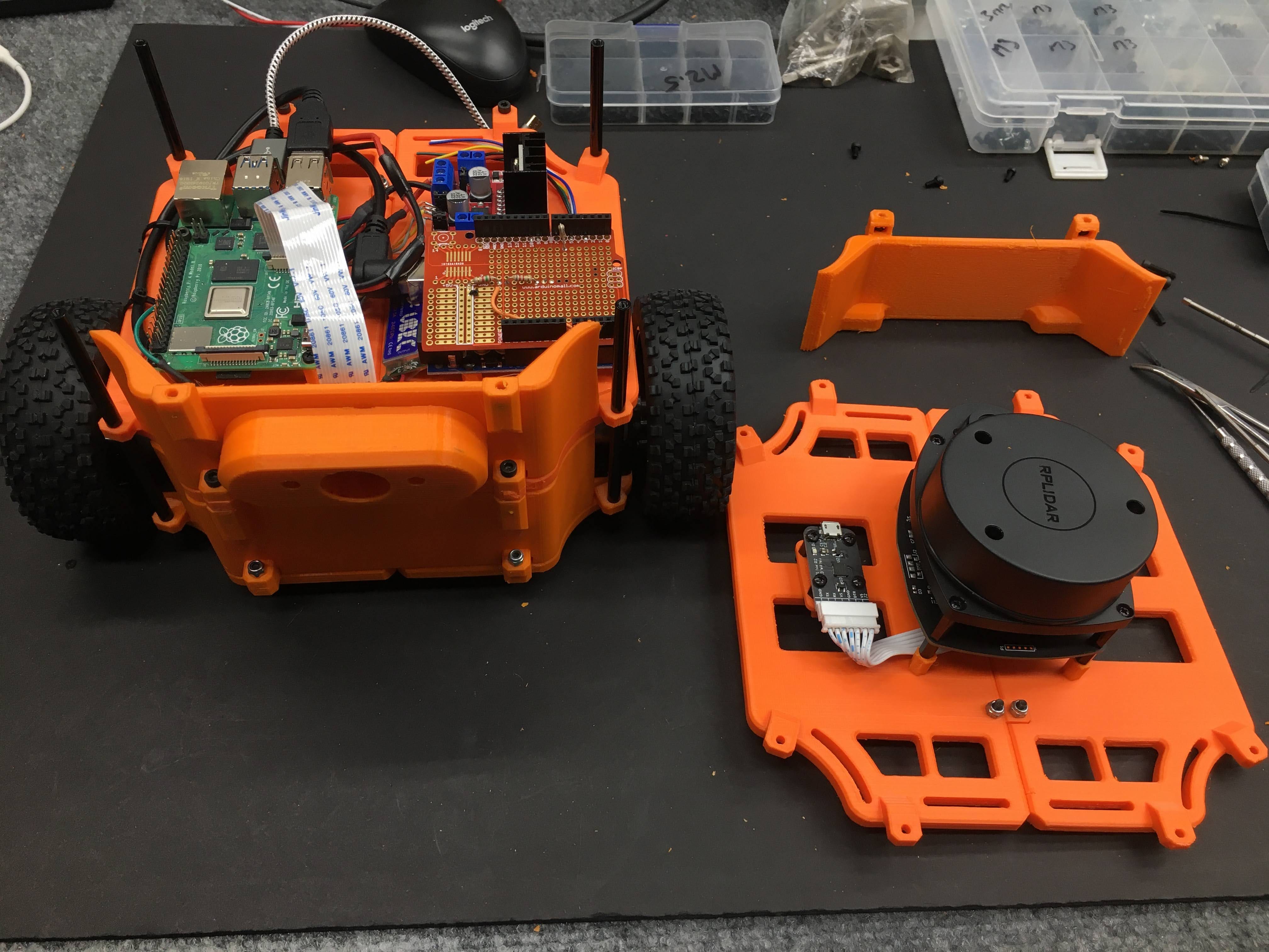 Building an Inexpensive 3-D Printed ROS Robot | by Jason Bowling | The Startup | Dec, 2020 | Medium