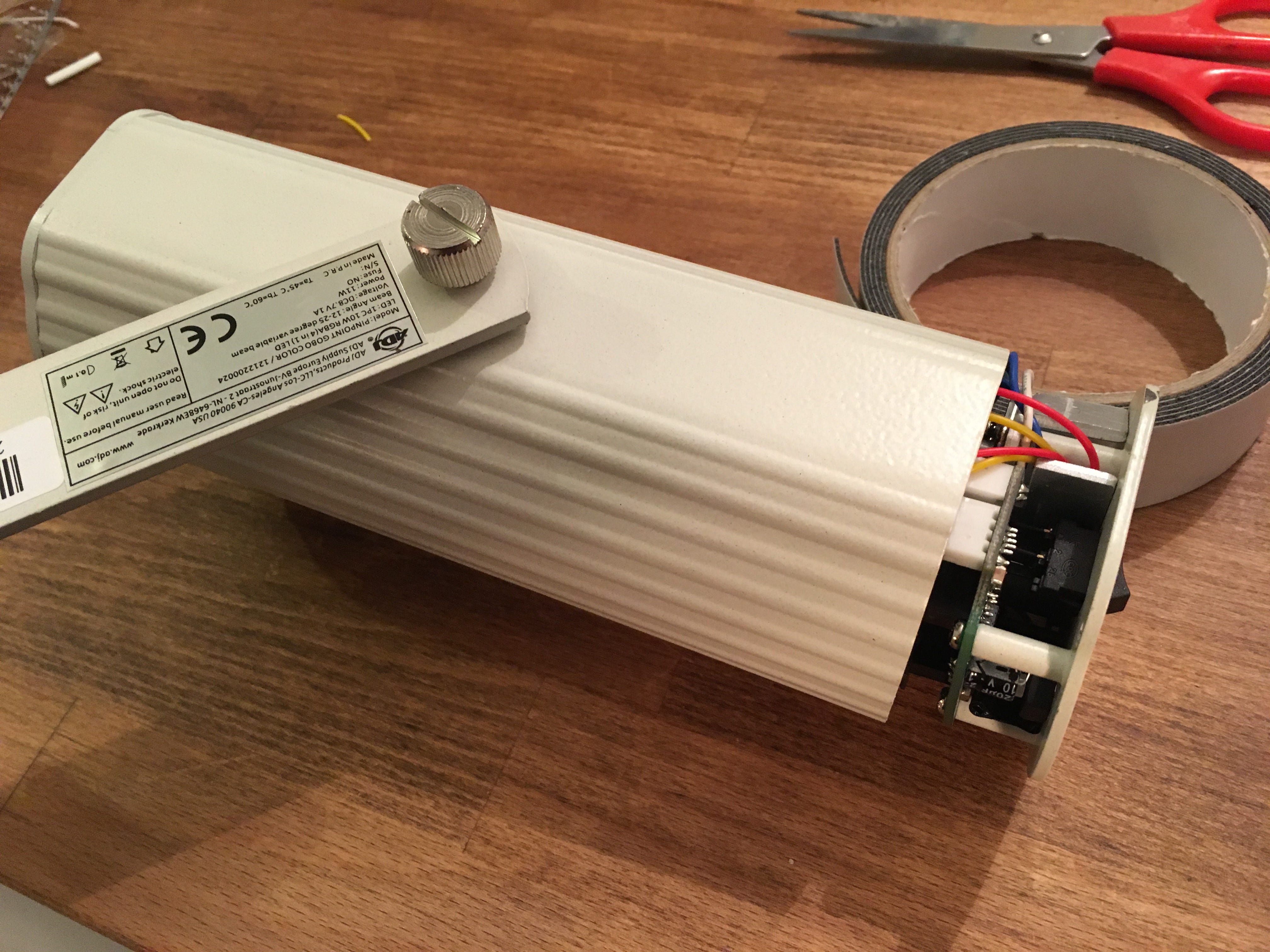 Gobo Led Projector Arduino Rf Project By Kenji Jones Konel Medium