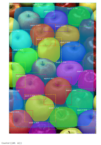 Fruit And Vegetable Detection And Feature Extraction Using Instance Segmentation Part 1 By