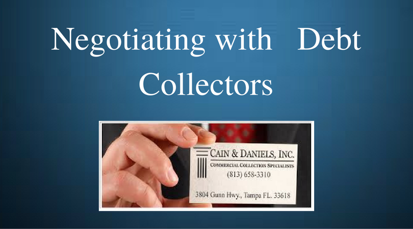 Negotiating with Debt Collectors. When you struggle under the many ...