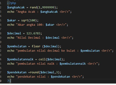 FUNGSI BUILT-IN PHP. Contohfungsi.php | by Trisna | Medium