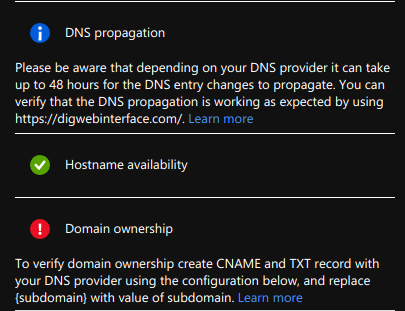 How to add a custom domain name and TLS binding for an application in Microsoft Azure App ...