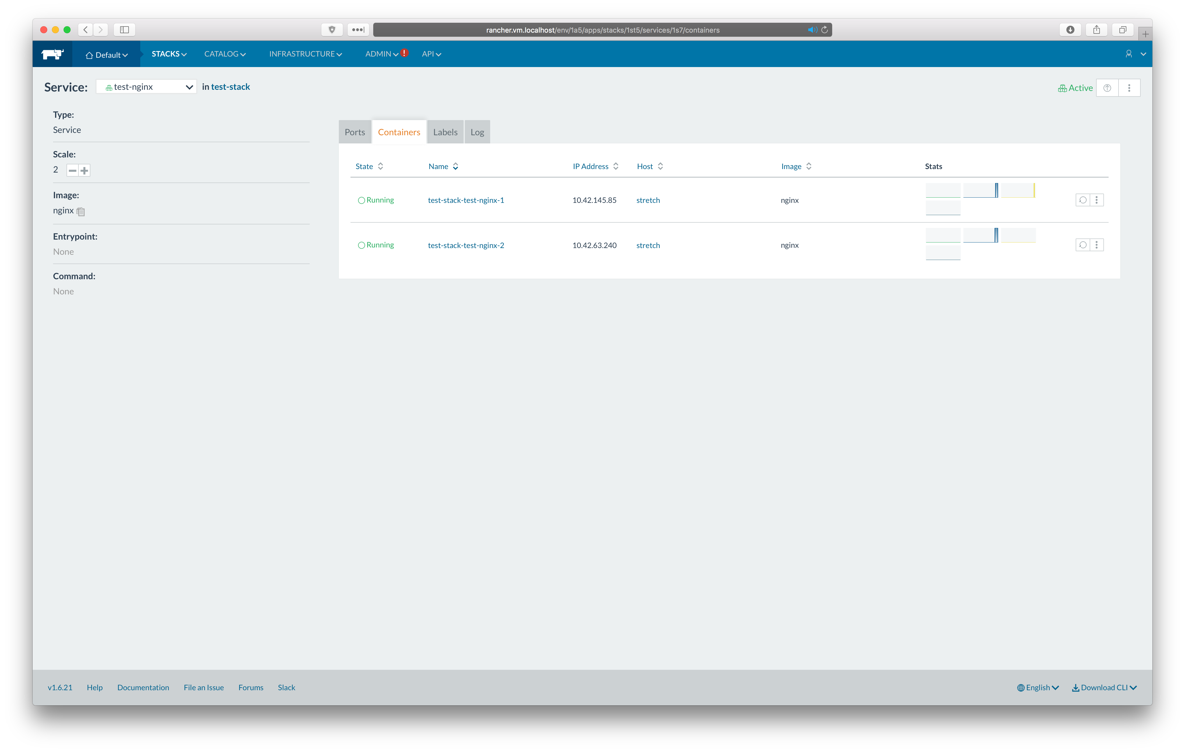 Rancher server & Rancher agent in high availability on local ...