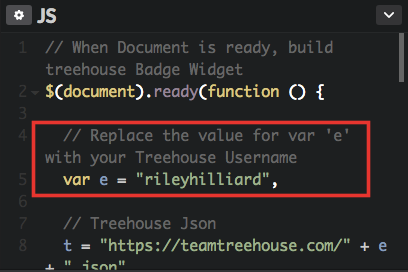Adding Treehouse Badges Widget to Site | by Carmen Wright | codetteclub | Medium