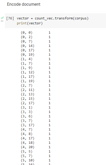 How to count occurance of words using sklearn’s CountVectorizer | by Tracyrenee | Geek Culture ...