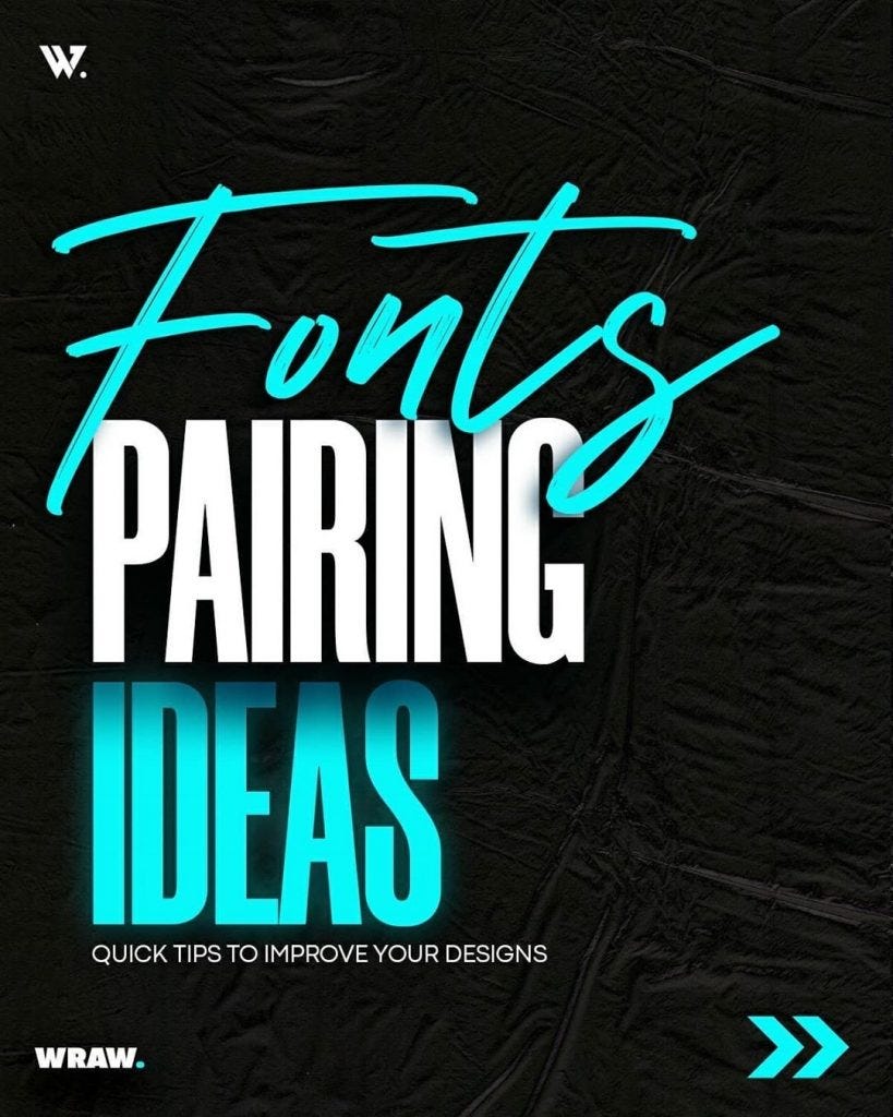 Fonts Pairing Ideas. Vol. 1. ️ Fonts Pairing Ideas. Vol. 1 | by Ruslan ...