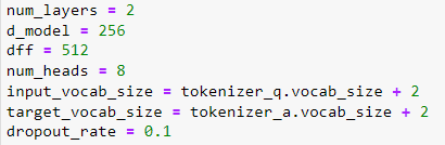 Chatbot using Transformer from scratch with TensorFlow | Medium