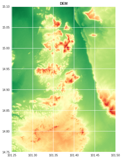 DEM Processing with Python. การจัดการและประมวลผลข้อมูลความสูงภูมิประ ...