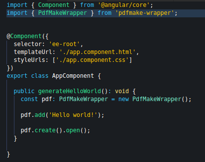 Angular: Creating a PDF using pdfmake-wrapper | by Luis Aguilar | Medium