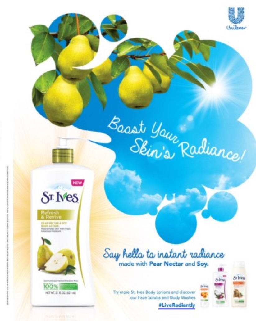 St. Ives Body Lotions. This is an ad for body lotion. The… | by Ebru ...