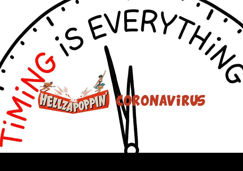 Hellzapoppin’ coronavirus #9. Un blog in tempi strani per star vicino ...