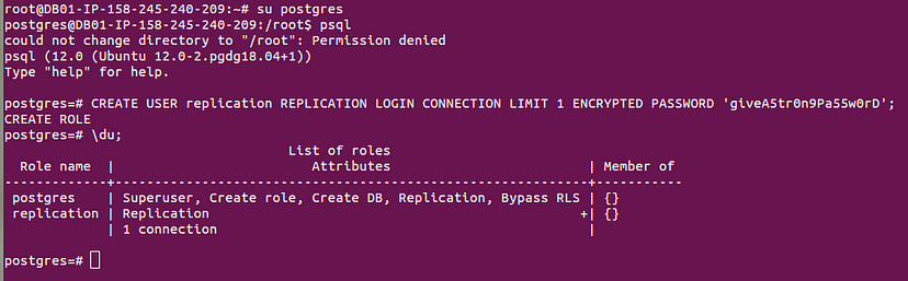 PostgreSQL master-slave database replication | by Ashraful Alam | Medium