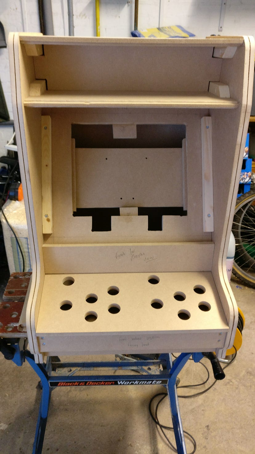 Building an arcade machine. So this is a sort of story/instruction ...