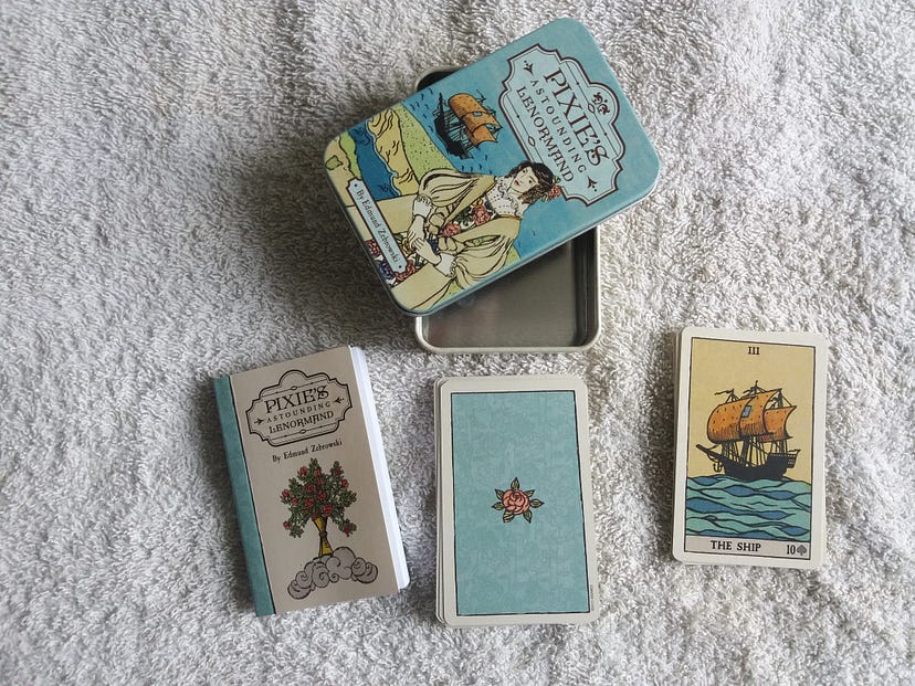 A Review of “Pixie’s Astounding Lenormand” by Edmund Zebrowski | Medium