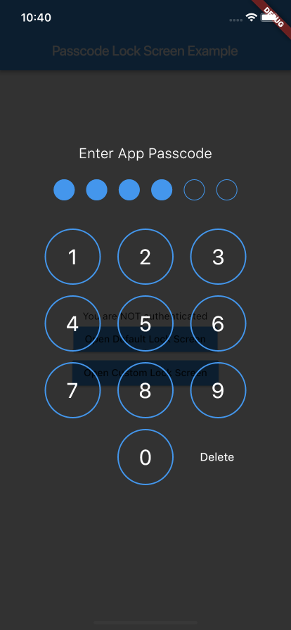 Flutter Passcode Lock Screen or how to reinvent a wheel | by Vladimir Hudnitsky | CodeChai | Medium