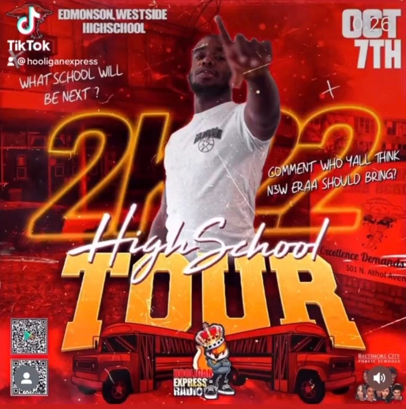 The Hooligan Express School Tour 2022 is back in Baltimore | by Keniera ...