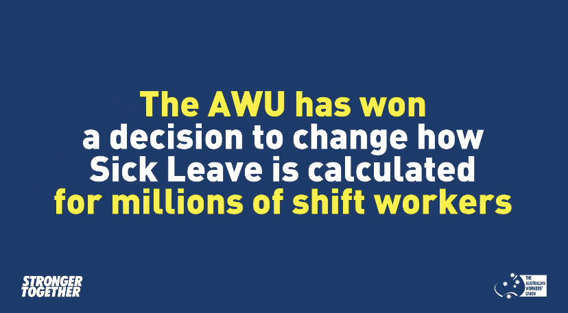 AWU wins sick leave for thousands of workers | by AWU_Victoria | The ...