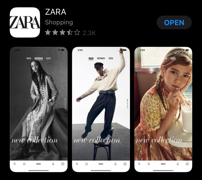 UI Case Study: Zara. Eden McKenzie-Goddard | by Eden McKenzie | Medium