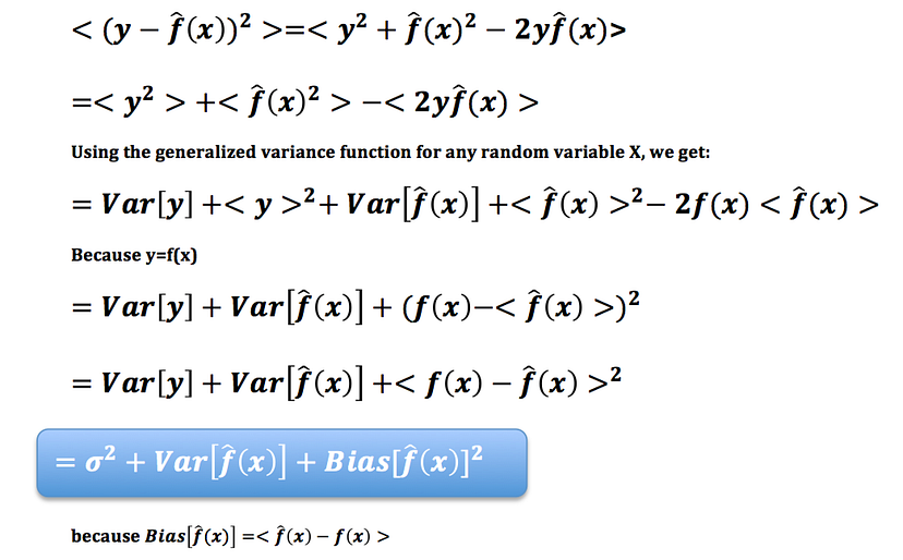 Mathematical foundation for Noise, Bias and Variance in #NeuralNetworks ...