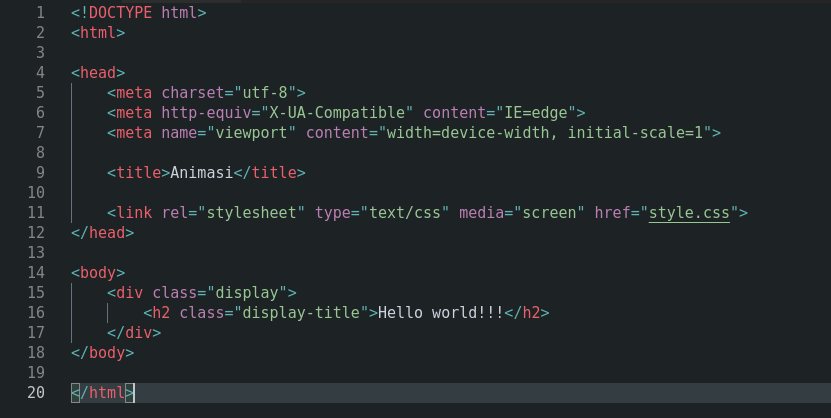 Animasi sederhana dengan html dan css (menggunakan keyframes dan transform) | by Tino Dewa ...