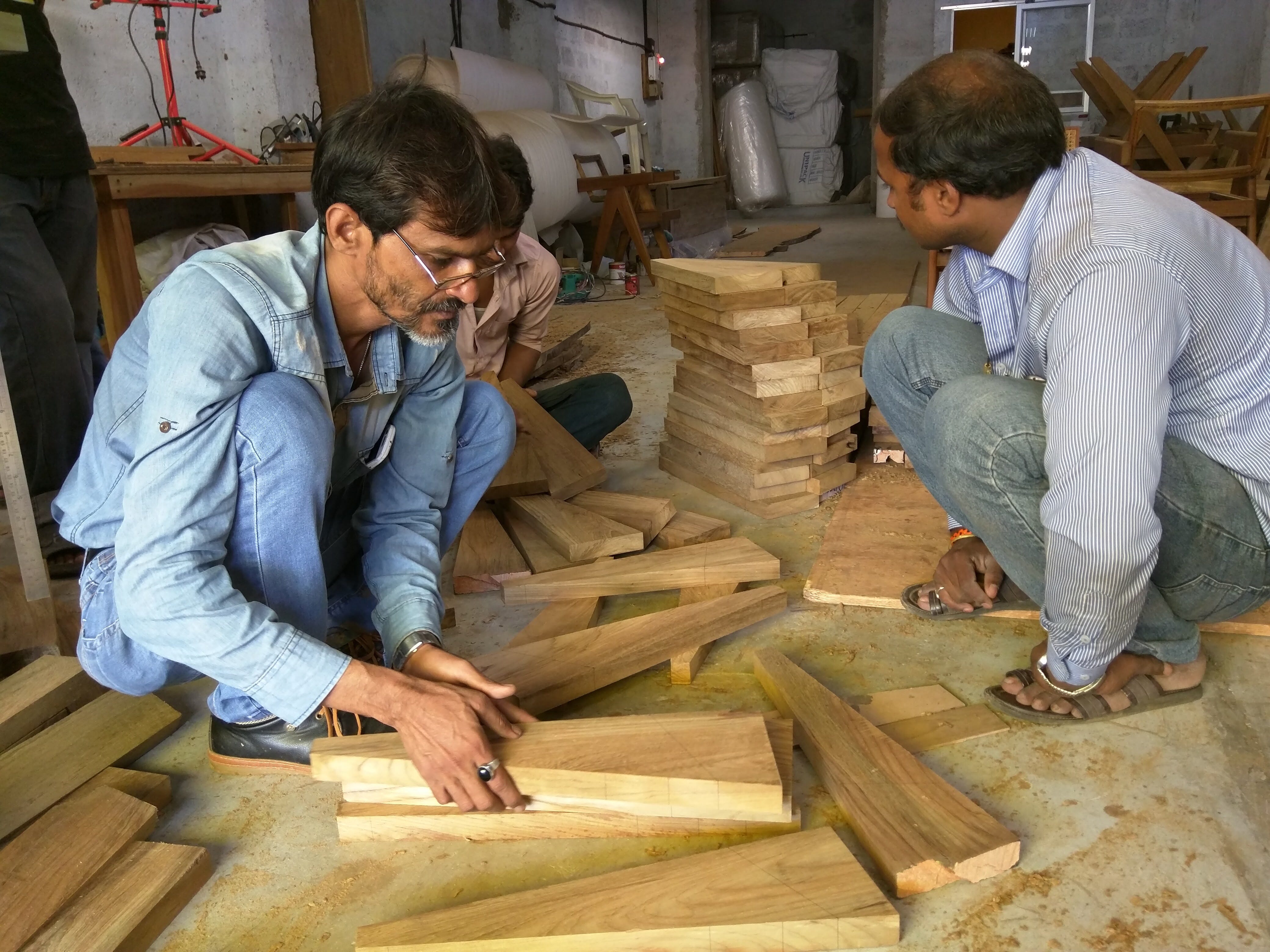 The art of matching wood. Except for cutting and planing wood… | by ...