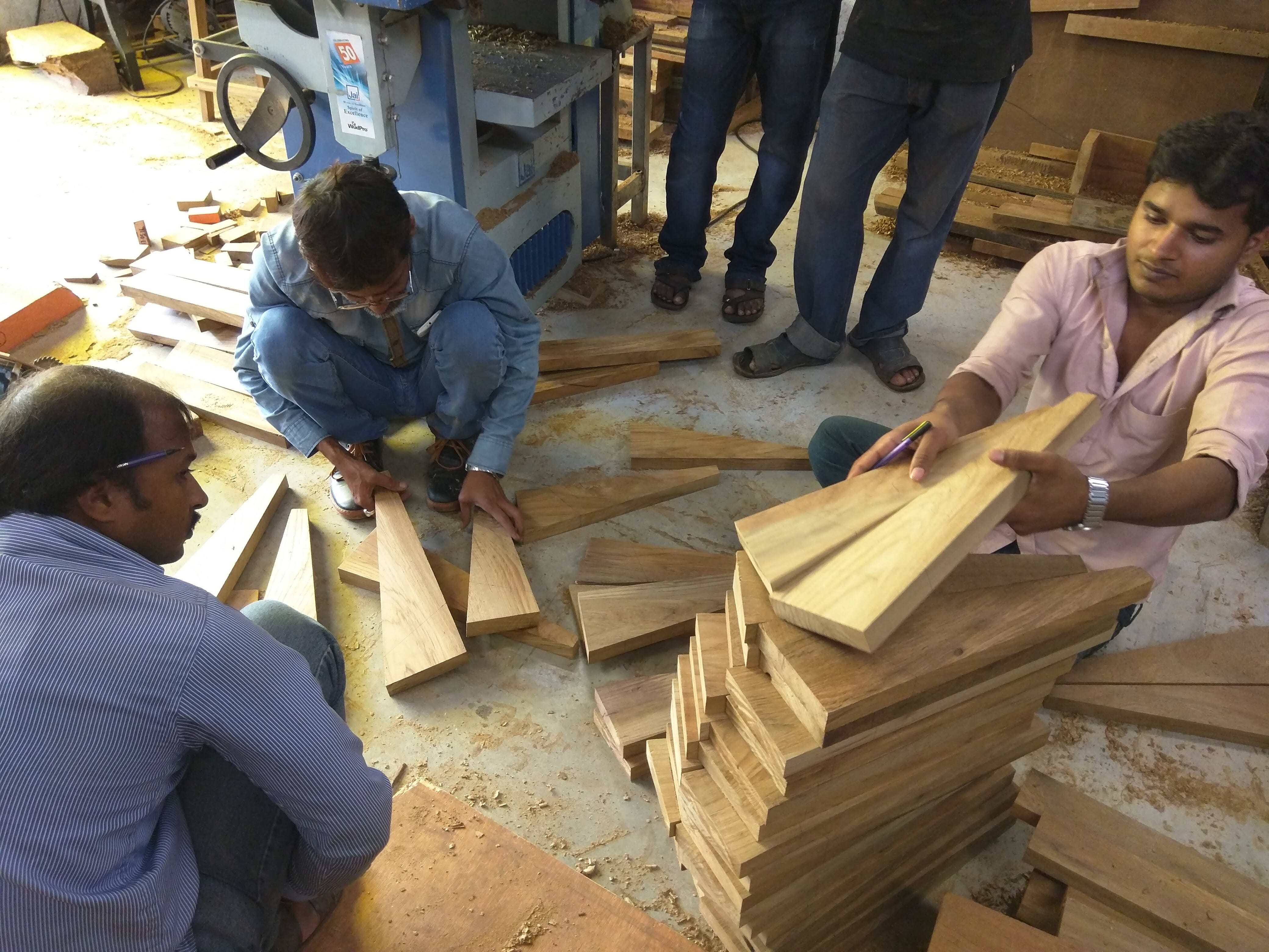 The art of matching wood. Except for cutting and planing wood… | by ...