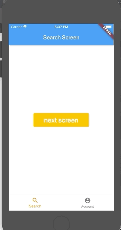 How to Keep BottomNavBar persist between screens in Flutter | by ...