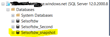 How to take snapshot in sql-server and azure sql? | by selsoftdataflow ...