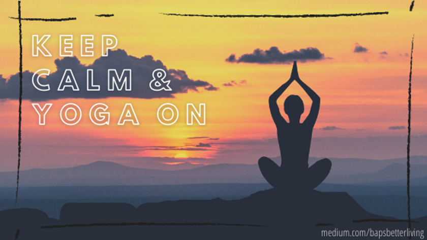 Keep Calm and Yoga On. Every day can seem like a blur when you… | by ...