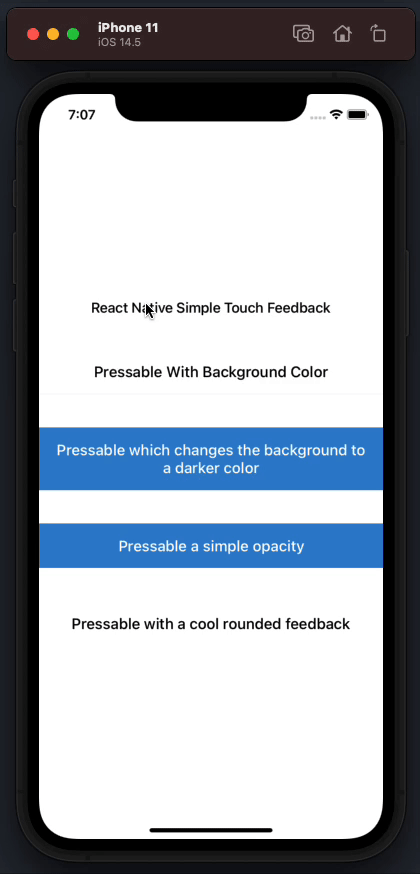 Touch Feedback with the new Pressable Component in React Native | by Karthik Balasubramanian ...