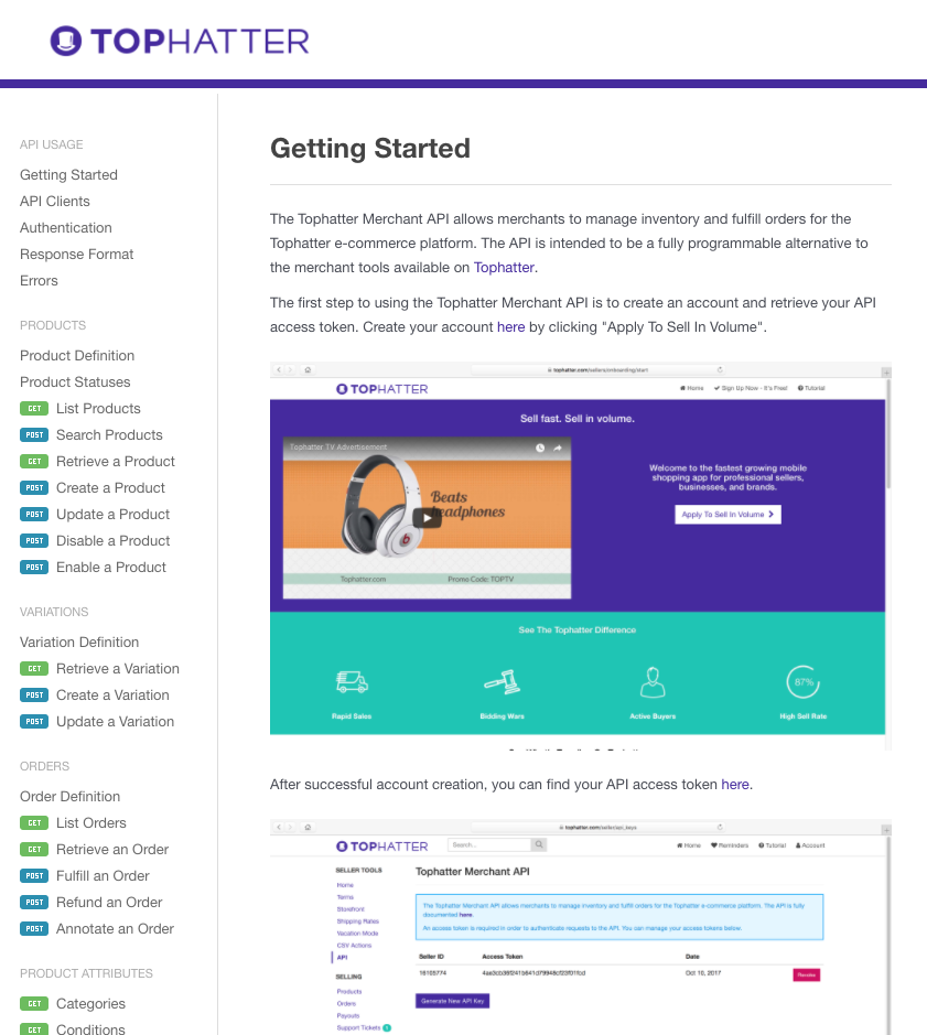Merchant API Overview. The Tophatter Merchant API allows… | by ...