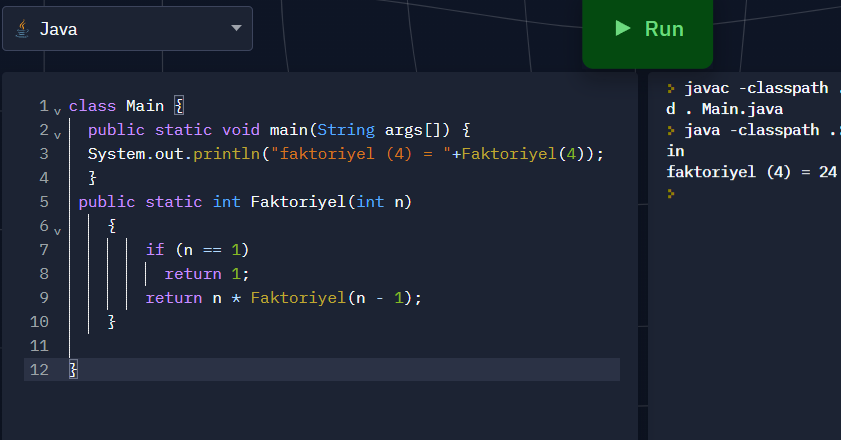 Özyineli(Recursive) Fonksiyon Nedir? | by Öykü Kaya | Kodcular | Medium