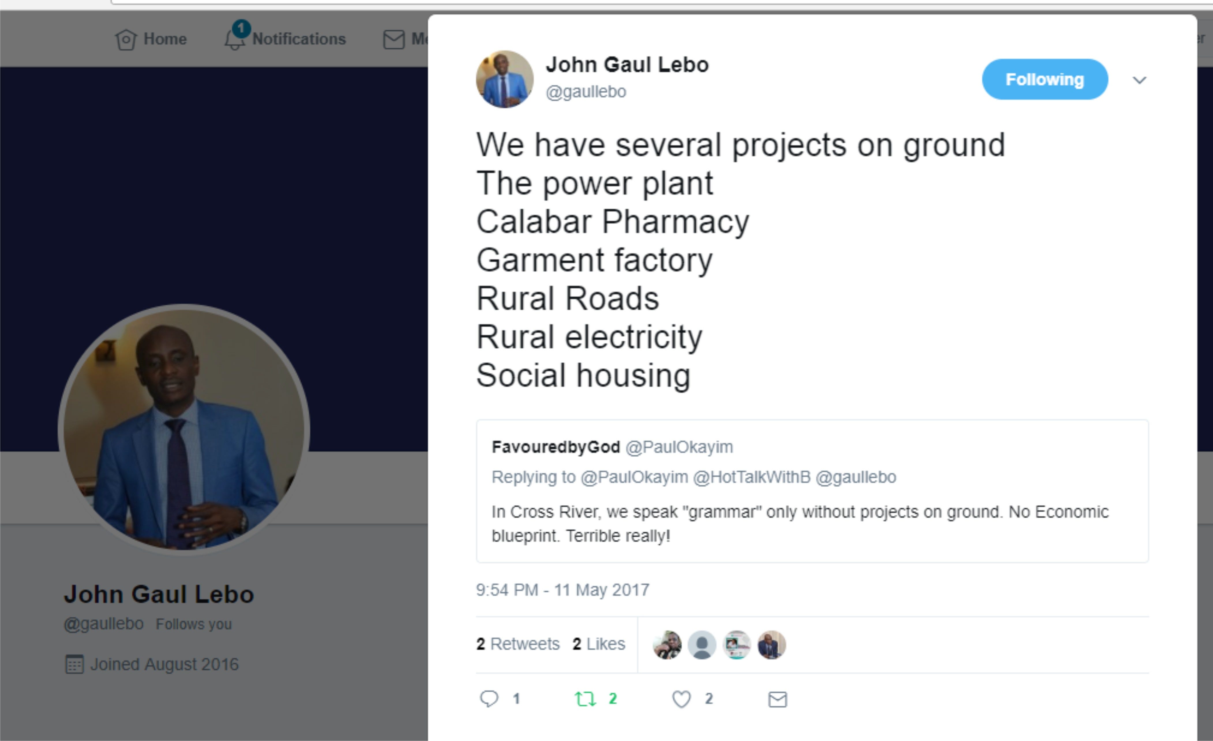 Rt. Hon. Barr John Gaul Lebo: Knowledge Management and Youth ...