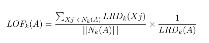 Local Outlier Factor (LOF) — Algorithm for outlier identification | by ...
