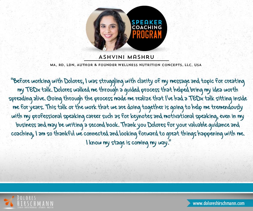 Testimonial. Ashvini Mashru MA, RD, LDN, Author &… | by Dolores G ...
